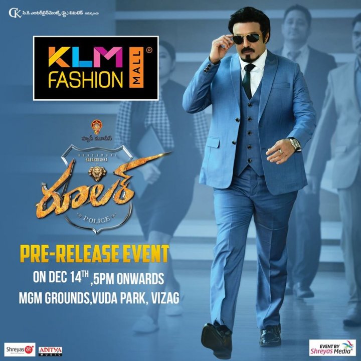 Ruler movie Pre-release Event sponsored by KLM Fashion Mall at MGM ...